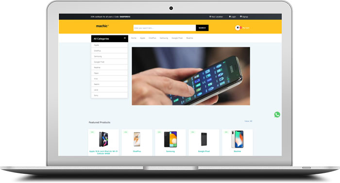 Scalable E-Commerce & Business Websites with ERP & CRM Integration.